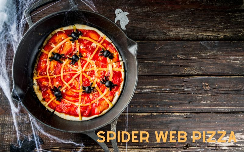 Spider Web Pizza Recipe – kitch-science