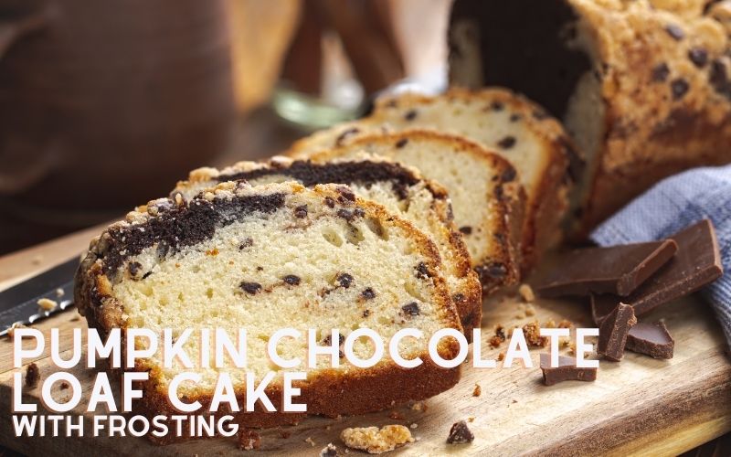 Pumpkin Chocolate Loaf Cake With Frosting Recipe – kitch-science